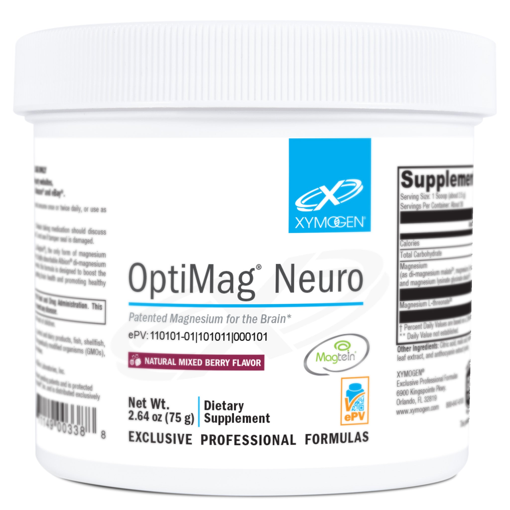 Xymogen - OptiMag Neuro Powder (Mixed Berry) - OurKidsASD.com