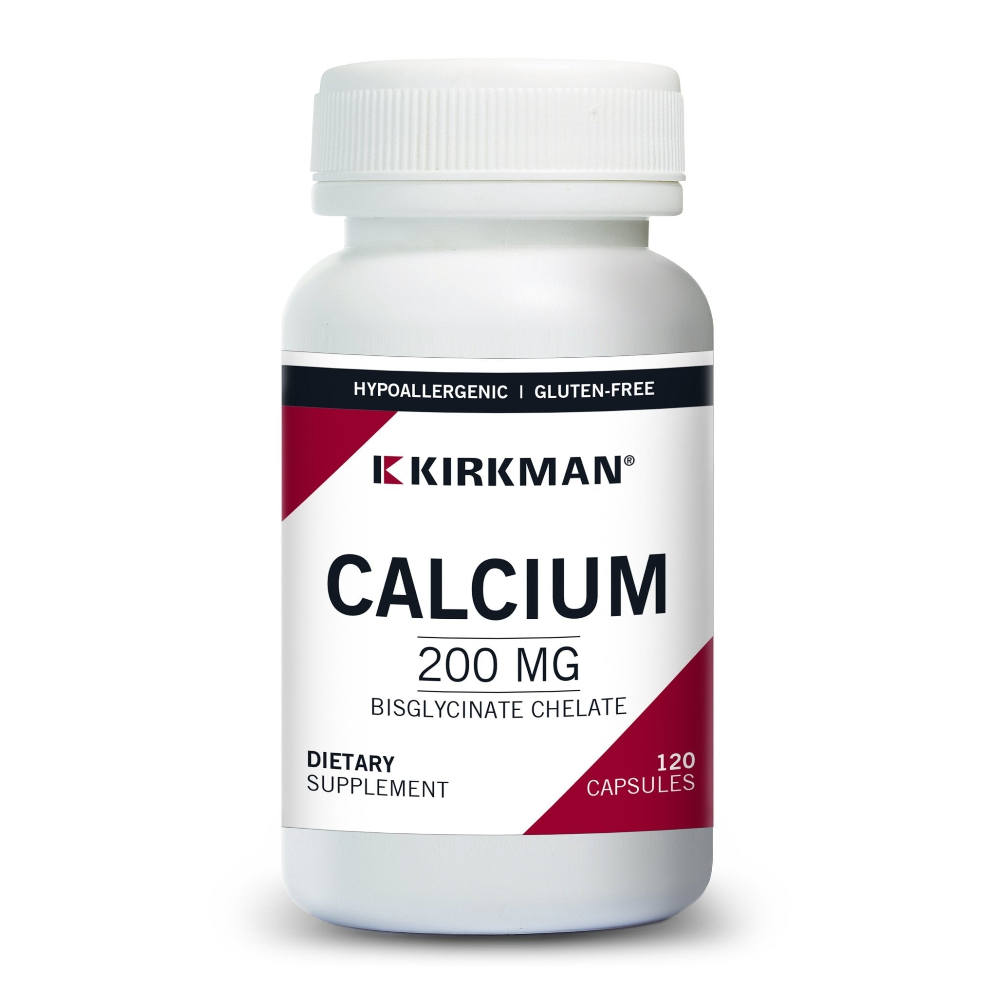 Kirkman - Calcium 200 Mg W/O Vitamin D Bio-Max Series Hypoallergenic ...