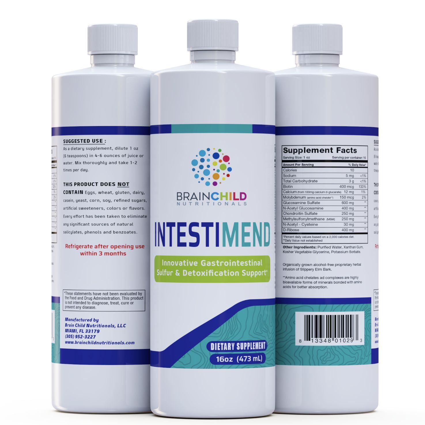 BrainChild Nutritionals - IntestiMend - OurKidsASD.com