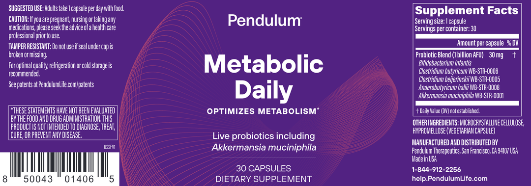 Pendulum - Metabolic Daily 30 capsules - OurKidsASD.com