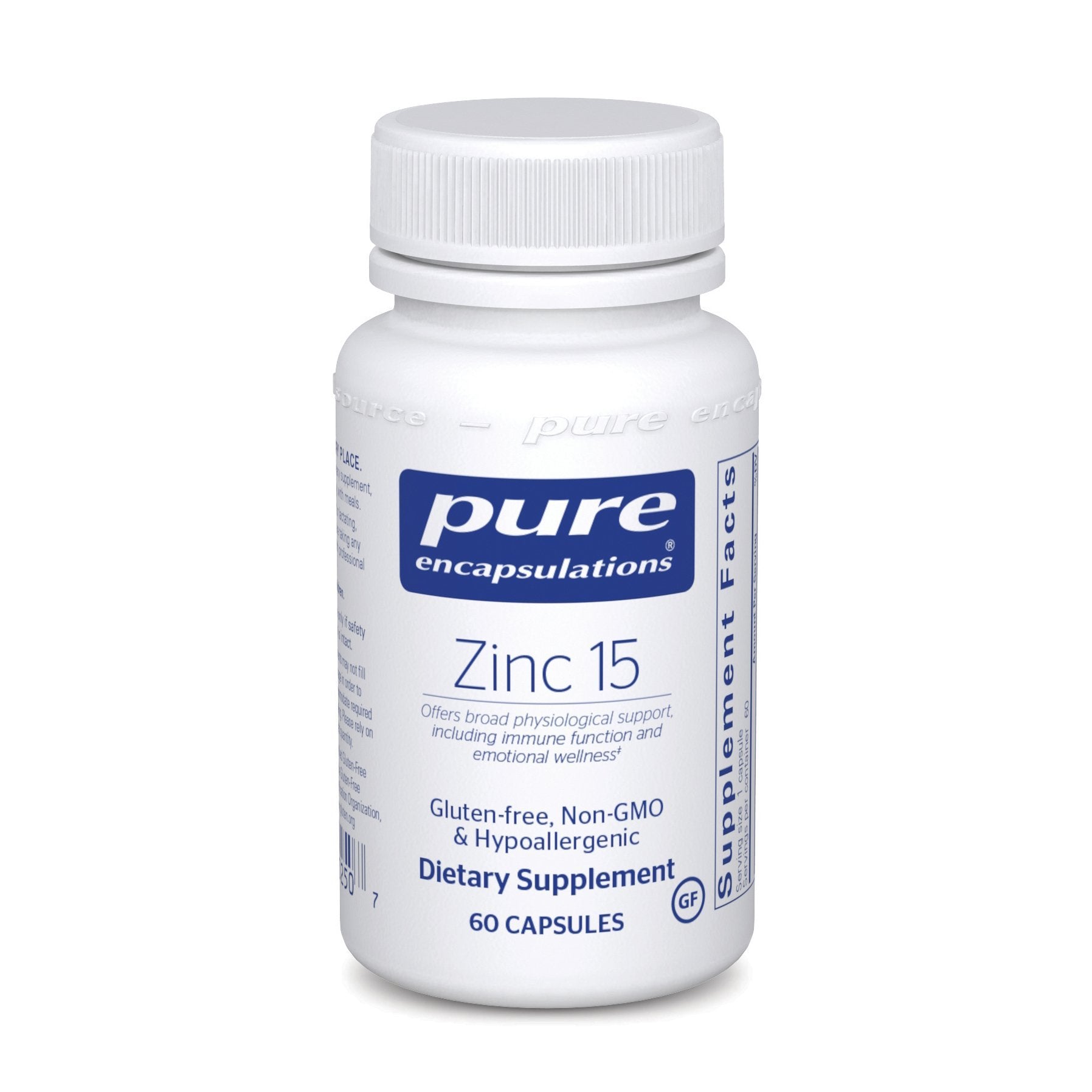 Pure Encapsulations - Zinc 15 - OurKidsASD.com